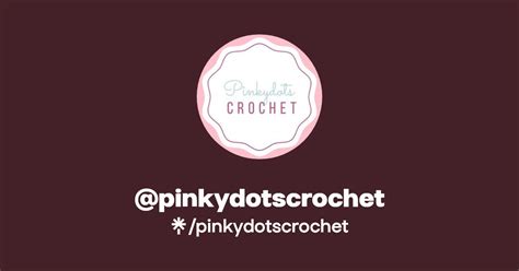 Pinkydotscrochet Instagram Tiktok Linktree