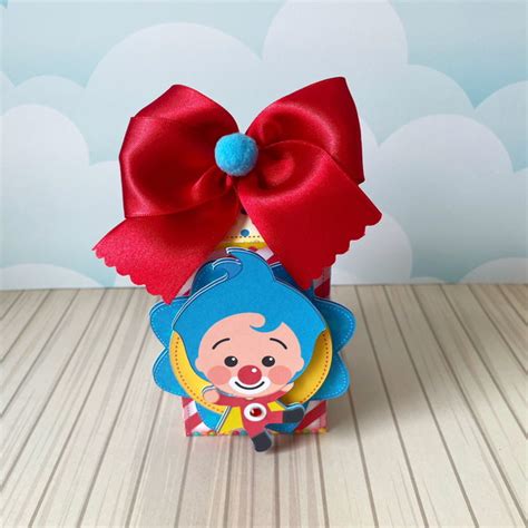 Caixa Luxo Palhaco Plim Plim Produtos Personalizados No Elo7