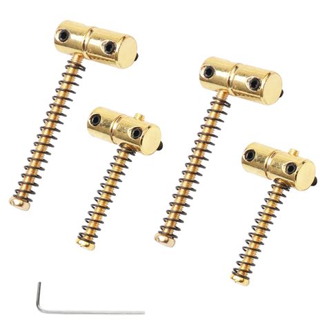 Buy Unxuey Zinc Alloy Bass Bridge Saddles For 4 String Pb Precision