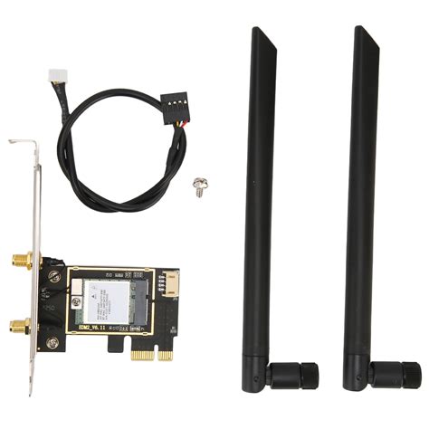 Pcie Wifi 6e Card 24g5g6ghz Up To 2400mbps Dual Antenna Mu Mimo Pcie
