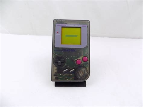 Nintendo Game Boy Original Dmg Clear Black Custom Shell Handheld