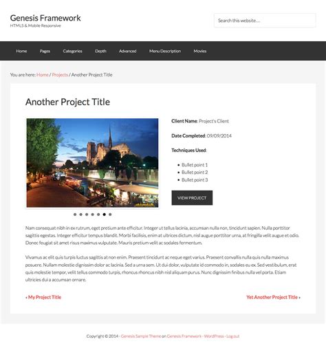 Single CPT Template In Genesis To Display ACF Custom Fields Including A