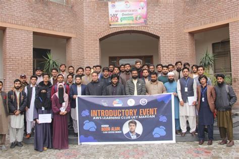 A Successful Event Was Organized By The Aws Learning Club Uet Mardan Under The Supervision Of