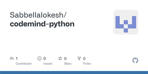 GitHub Sabbellalokesh Codemind Python