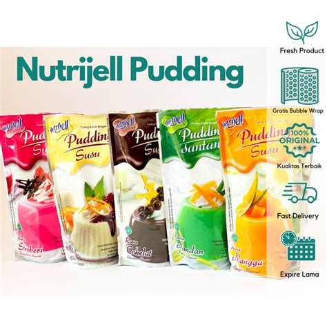 Jual Nutrijell Pudding Flavour Puding Bubuk Nutrijel 145gr Shopee