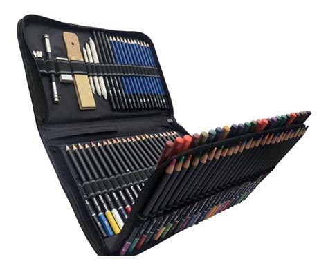 Estuche Lápices De Colores 96 Piezas Dibujo Profesional Importadora