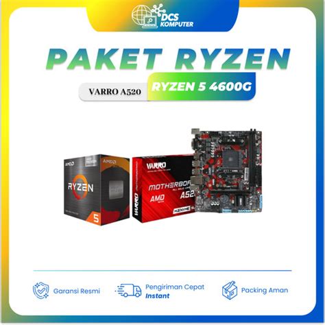 Jual Paket Mobo Motherboard Varro A Ryzen G Kota Bandung Dcskomputer Tokopedia