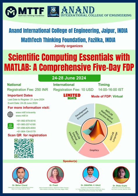 Mttf On Linkedin 🚀 Scientific Computing Essentials With Matlab A Comprehensive Five Day