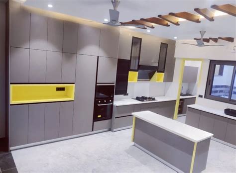 Modern HDHMR L Shaped Modular Kitchen At Best Price In Hoshiarpur ID
