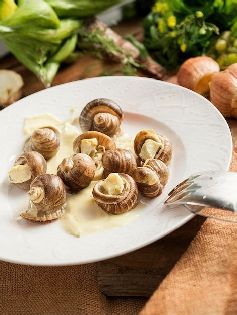 Premium Photo Snails With Garlic Butter