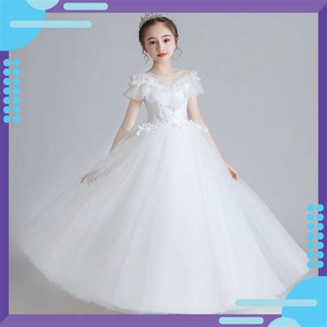 Váy Công Chúa Bé Gái Thiết Kế Cao Cấp Cho Bé đi Dự Tiệc Phù Dâu Từ 3