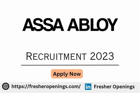 Assa Abloy Recruitment 2023 Associate Software Engineer