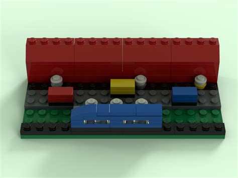 Lego Moc Micro City By Autozout Rebrickable Build With Lego