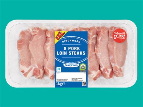 Birchwood 8 Pork Loin Steaks Lidl Great Britain Specials Archive