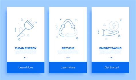 평면 아이콘이 있는 지구 온난화 컨셉 온보딩 모바일 앱 페이지 화면 Ux Ui 디자인 템플릿 벡터 일러스트레이션 가솔린에 대한 스톡 벡터 아트 및 기타 이미지 Istock
