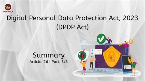 Summary And Conclusion Digital Personal Data Protection Act 2023