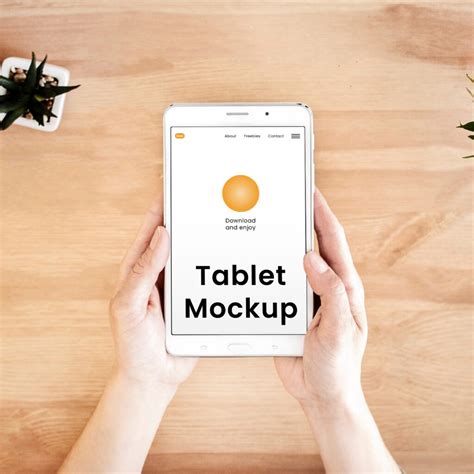 Free Vertical Tablet Screen Mockup Mockupbee