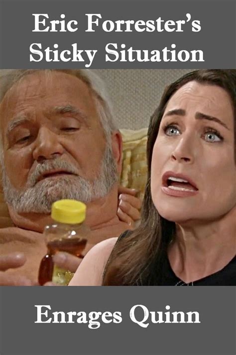 ‘bold And The Beautiful Quinn Catches Cheating Eric Drizzled In Honey