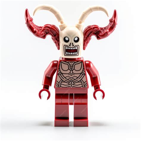 Premium Photo Devil Lego Minifigure Monochromatic Chaos In Marvel