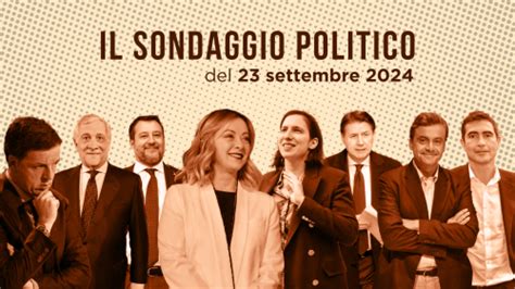 Sondaggio Politico Del 30 Settembre Come Andrebbe Se Si Votasse Oggi