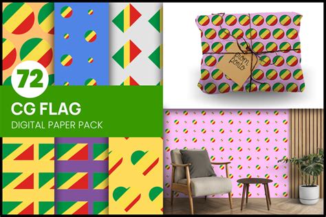 CG Flag Seamless Patterns