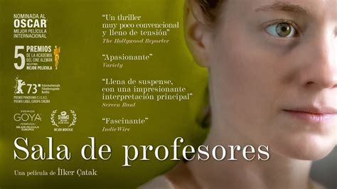 SALA DE PROFESORES Trailer VOSE YouTube