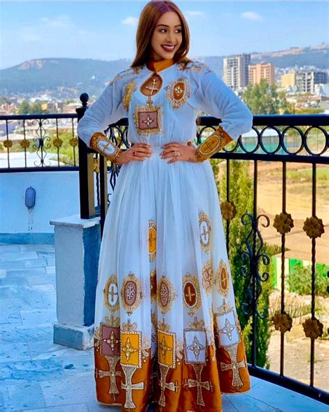 Arif Tibeb Golden Brown Habesha Kemis Ariftibeb