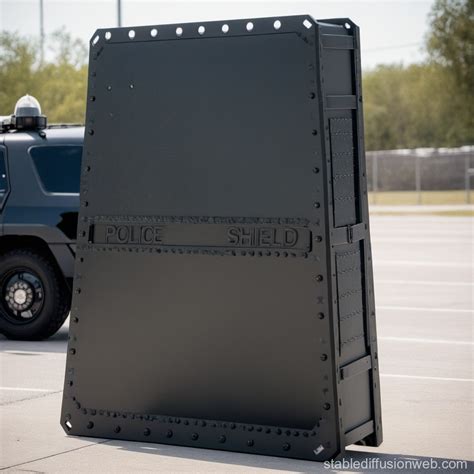 Ballistic Police Shield Details Stable Diffusion Online