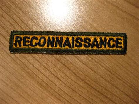Recon Tab Army And Usaaf U S Militaria Forum