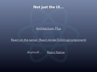 Reactjs Rethinking UI Devel PPT
