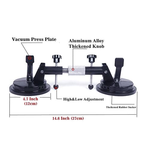 2pcs Granite Seam Setter Adjustable Vacuum Suction Tool For Stone