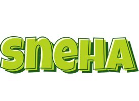 Sneha Logo Name Logo Generator Smoothie Summer Birthday Kiddo Colors Style