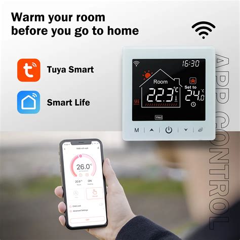 Beok Tuya Wifi Termosztát Intelligens Otthoni Víz Elektromos Padló