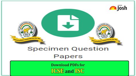isc icse specimen paper 2024 cisce sample paper download pdf