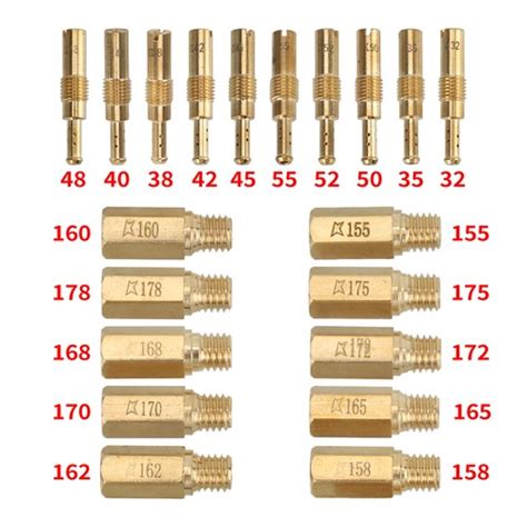 Nibbi Carb Jet Set 25 Piece Carburetor Jet Kit For Nibbi Keihin Honda