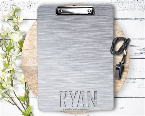 Custom Clipboard HEAVY DUTY 5mm Thick Clipboard Personalize With A Name Or Phrase Single Sided