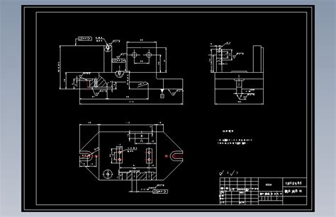 机床拨叉工艺规程及铣32前端面，保证到中心线距离43夹具设计 autocad 2004 模型图纸下载 懒石网