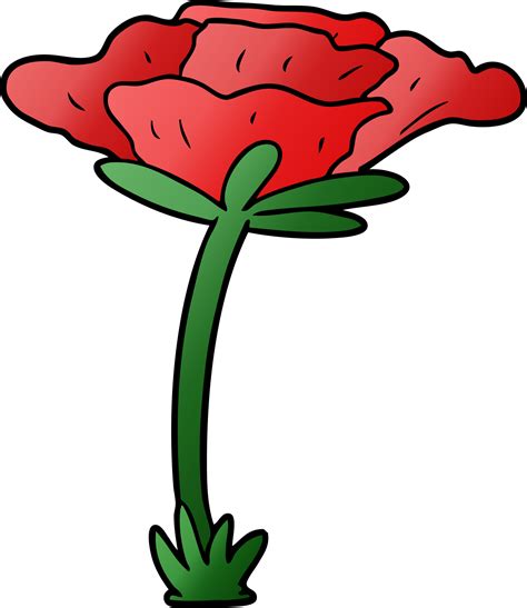 Poppy Cartoon Drawing Png