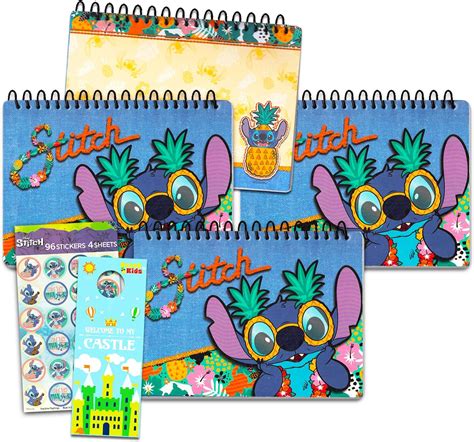 Disney Lilo And Stitch Notebook Set Stitch School Supplies Bundle
