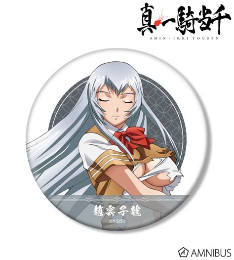 真・一騎当千 趙雲子龍 Big缶バッジ Amnibusアムニバス