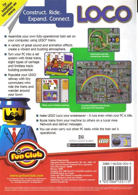 Lego Loco 1998 Windows Box Cover Art Mobygames