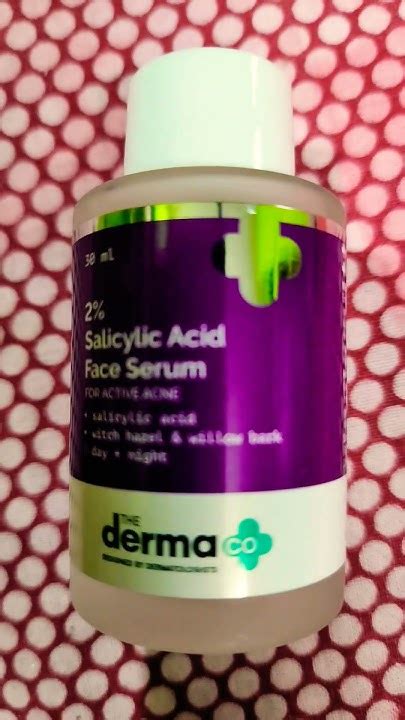 Derma Co 2 Salicylic Acid Face Serum For Active Acne Day Night Dermaco Serum Face
