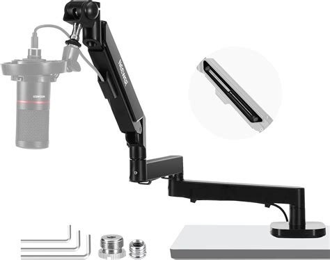 Neewer Low Profile Mic Arm Desk Mount 360° Swivel Boom Arm With