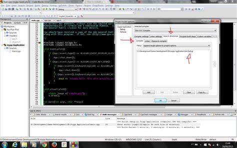 C How To Include A Custom Library In Codeblocks Windows 7