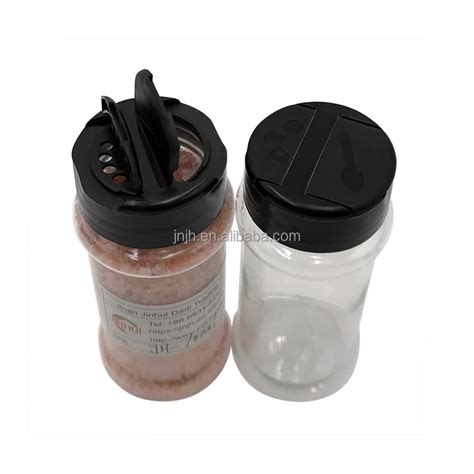 Cheap Plastic Spice Bottle With Flip Top Cap Seasoning Jar With Dual