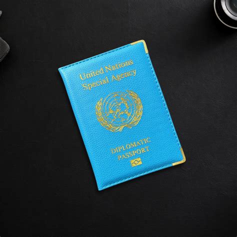 United Nations Diplomatic Passport Cover Un Passport Holder