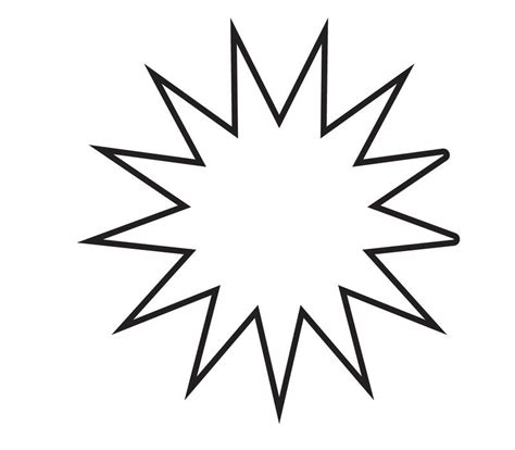 Starburst Outline Vector Art Icons And Graphics For Free Download