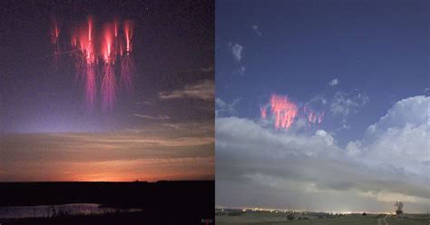 Red Sprites Lightning