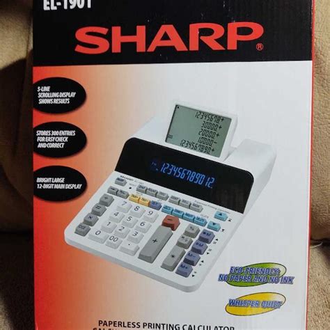 Best New Sharp Paperless Printing Calculator For Sale In Temecula California For 2023