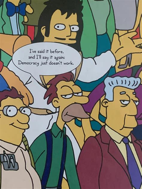 Had This Simpsons Character Poster For Years Only Just Now Noticed